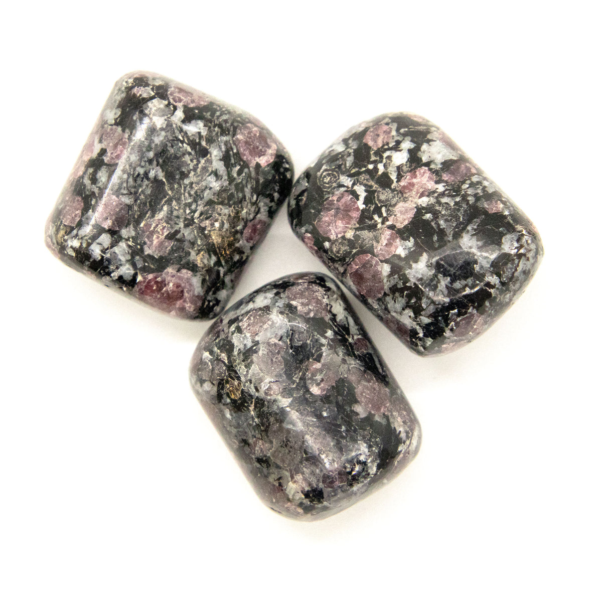 Spinel Matrix Tumbled Chakra Stone – Mighty Pebble Rebel