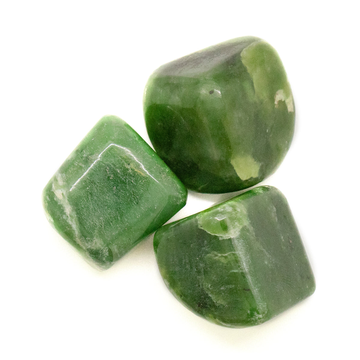 Nephrite Jade Tumbled Chakra Stone – Mighty Pebble Rebel