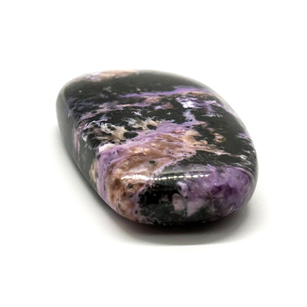 Charoite Pocket Chakra Stone – Mighty Pebble Rebel