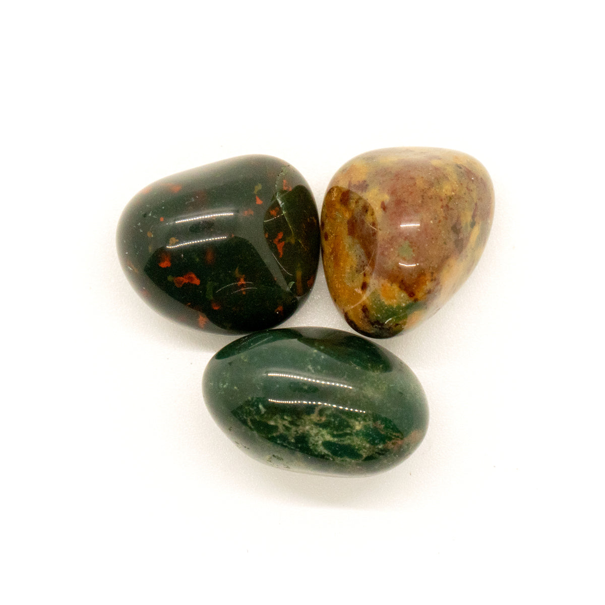 Bloodstone Tumbled Chakra Stone – Mighty Pebble Rebel